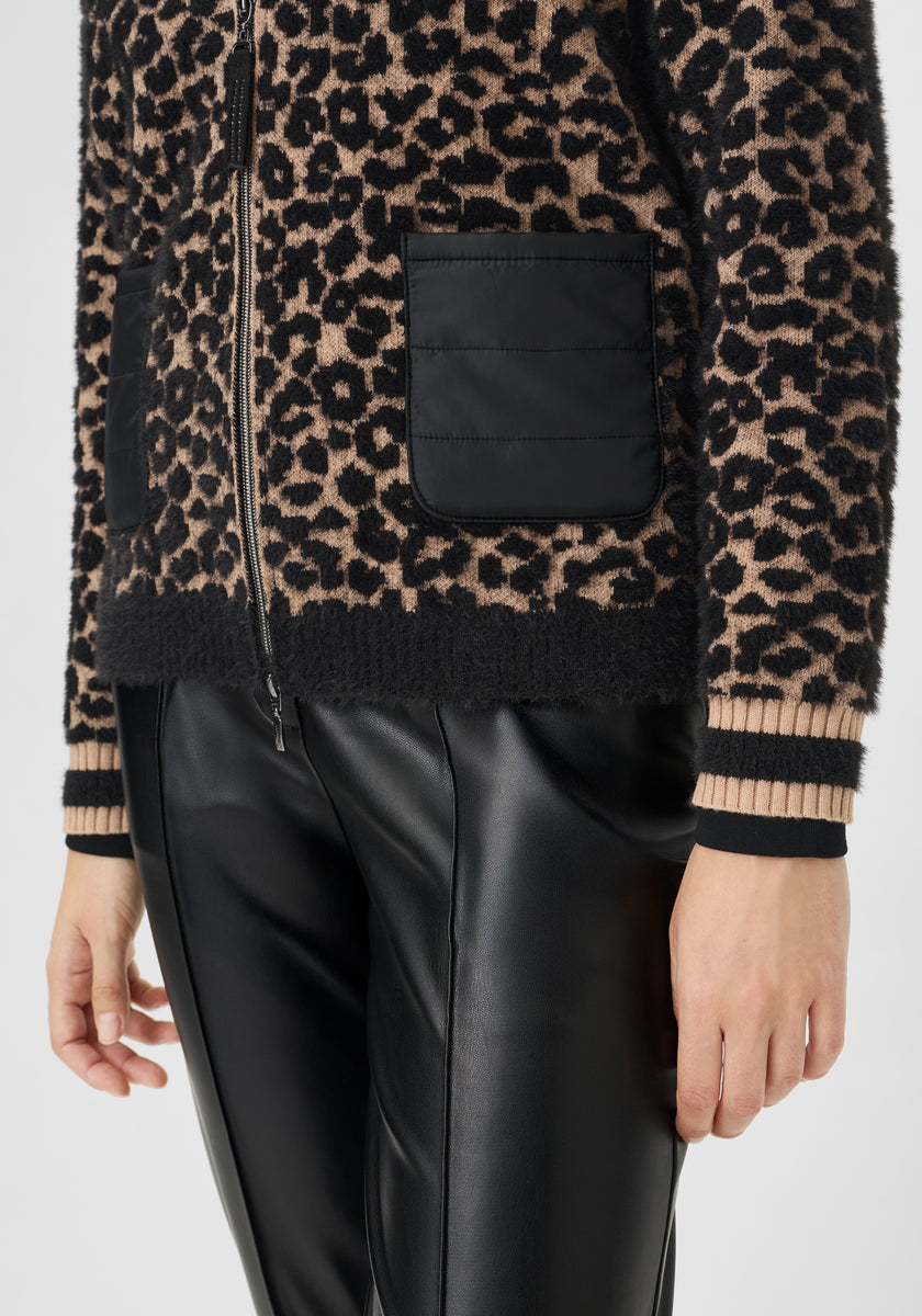 Olsen Leopard Print Bomber Jacket – Laura's Collections